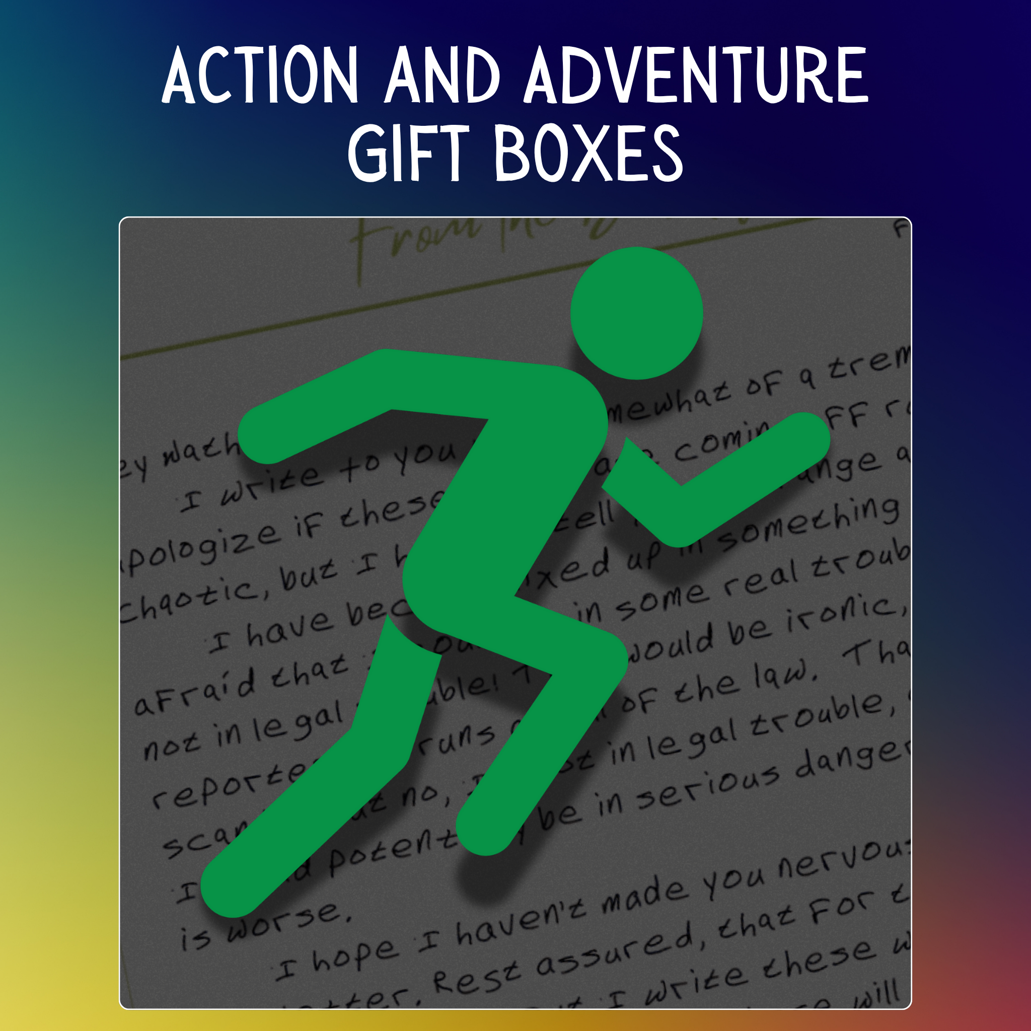 Action & Adventure Fiction Letters | Treasure Hunts & Thrillers ...