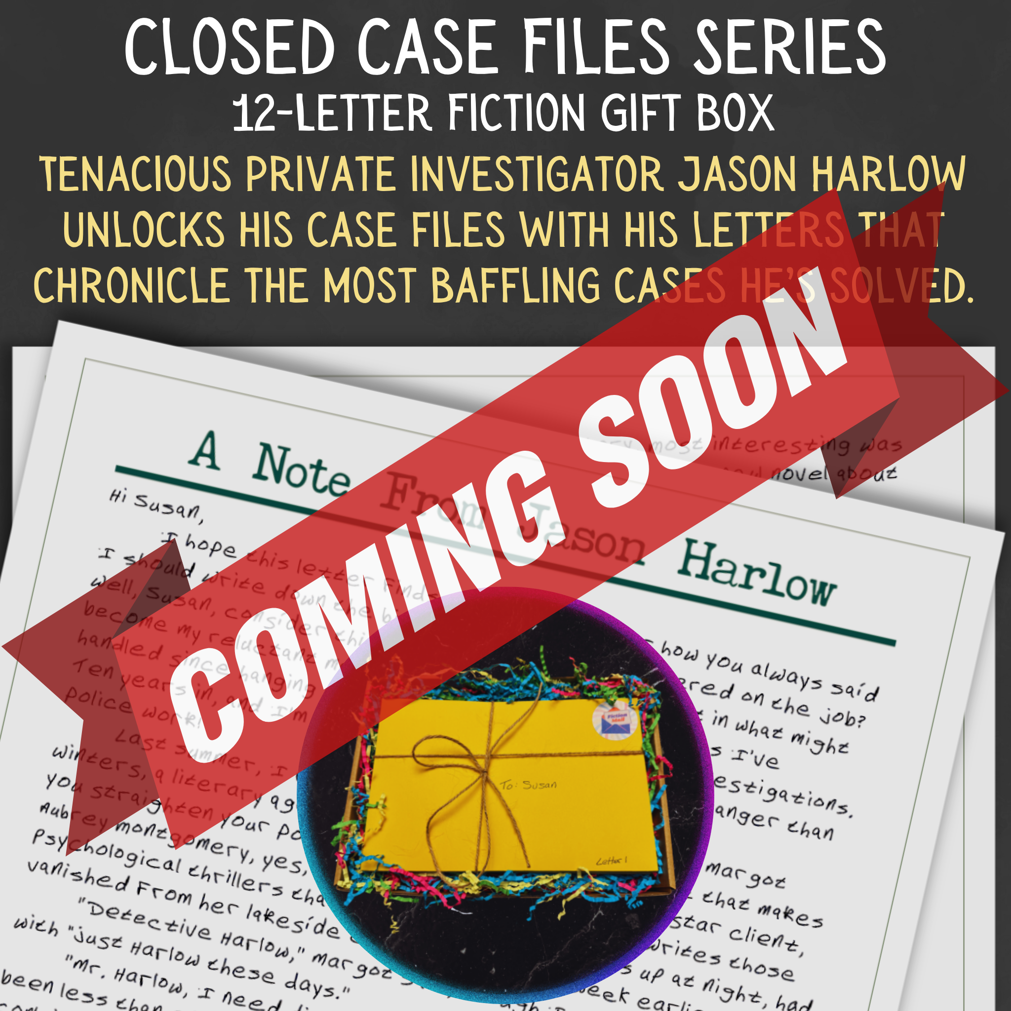 The Closed Case Files Fiction Mail Series | A Detective Story in 12 Le