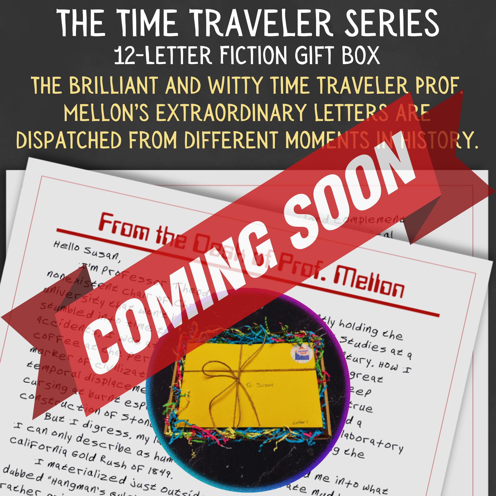 The Time Traveler Fiction Mail Series | A Historical Fiction Story in